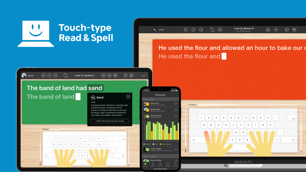 Touch-Type Read and Spell 1 Year Licence – Dyslexic.com